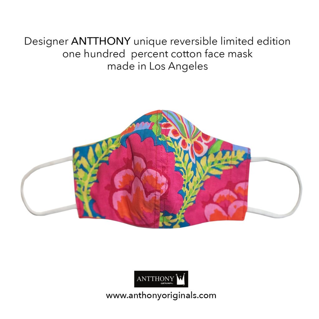 Non-Medical Face Mask (Reversible)Crystal Cross – Antthony Design Originals