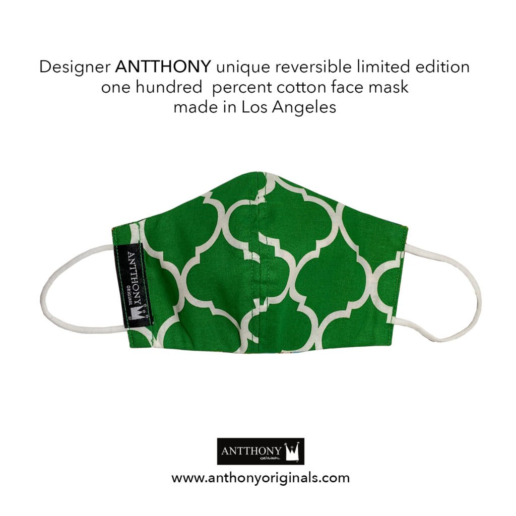Non-Medical Face Mask (Reversible)Autumn Leaves – Antthony Design Originals